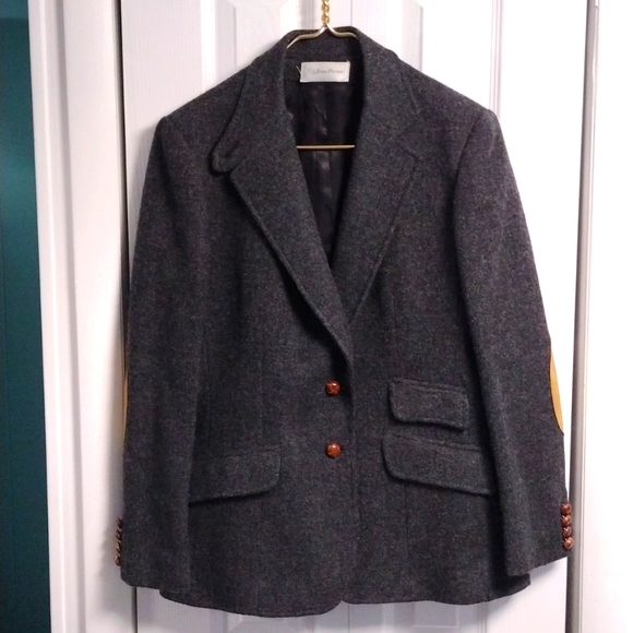 Evan Picone | Jackets & Coats | Vintage Evan Picone 0 Pure Wool Gray ...